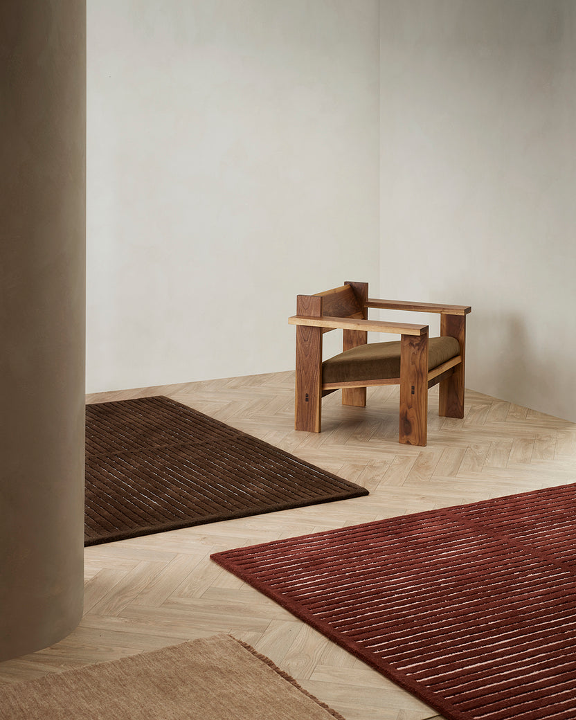 Marlow Wine Floor Rug | Baya